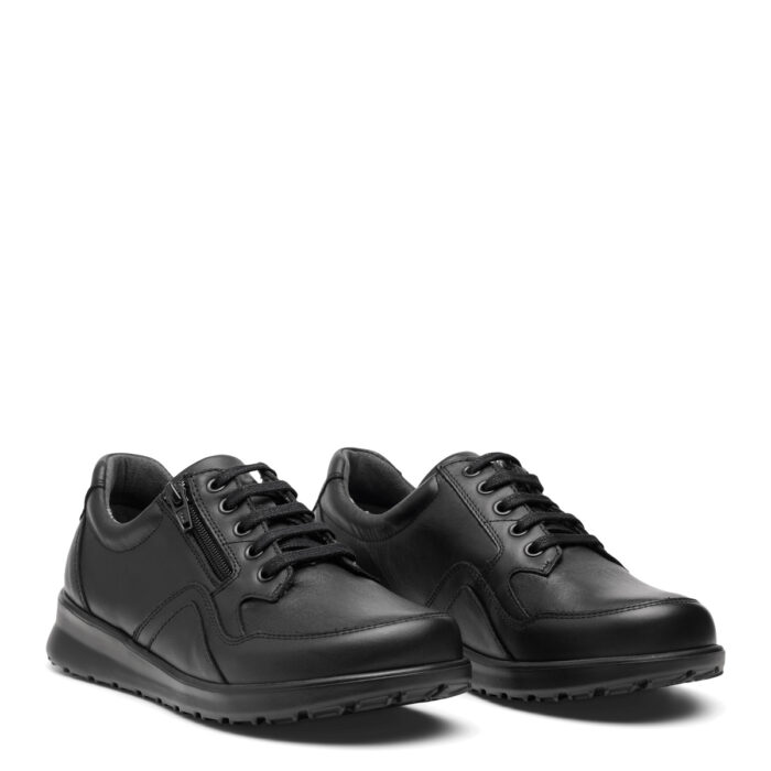 New Feet dame sko i sort skind - Nyholmstrand Sko